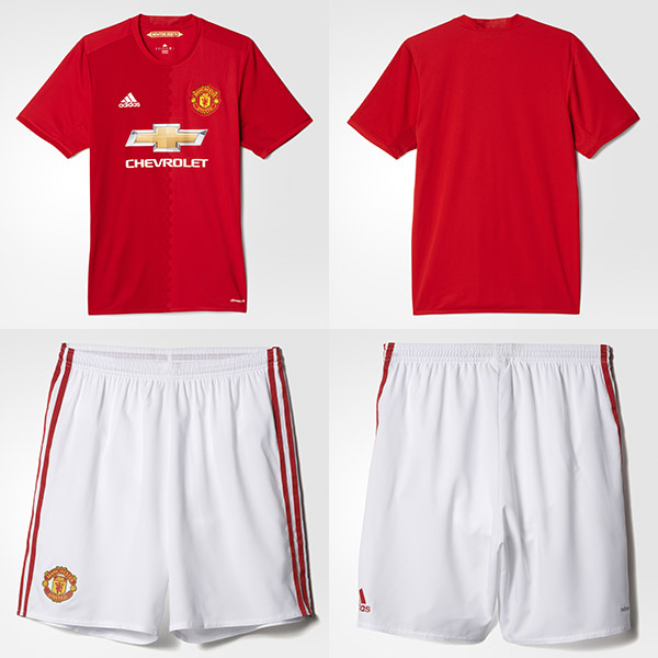 Manchester United Home 2016/17 Home Kit Revealed - SoccerNation